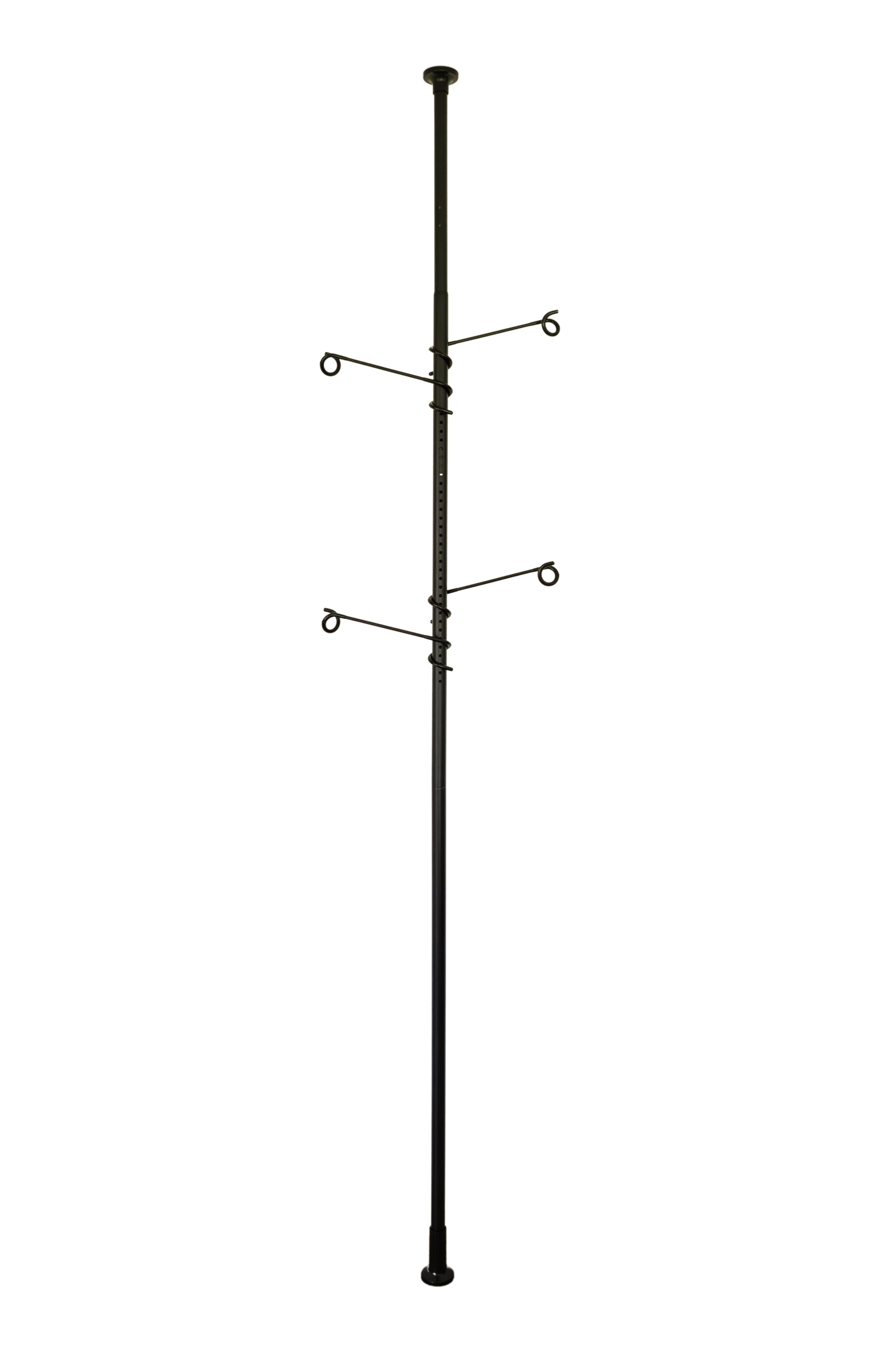 Tension Plant Pole With Hooks - Black – Urban Greenhouse