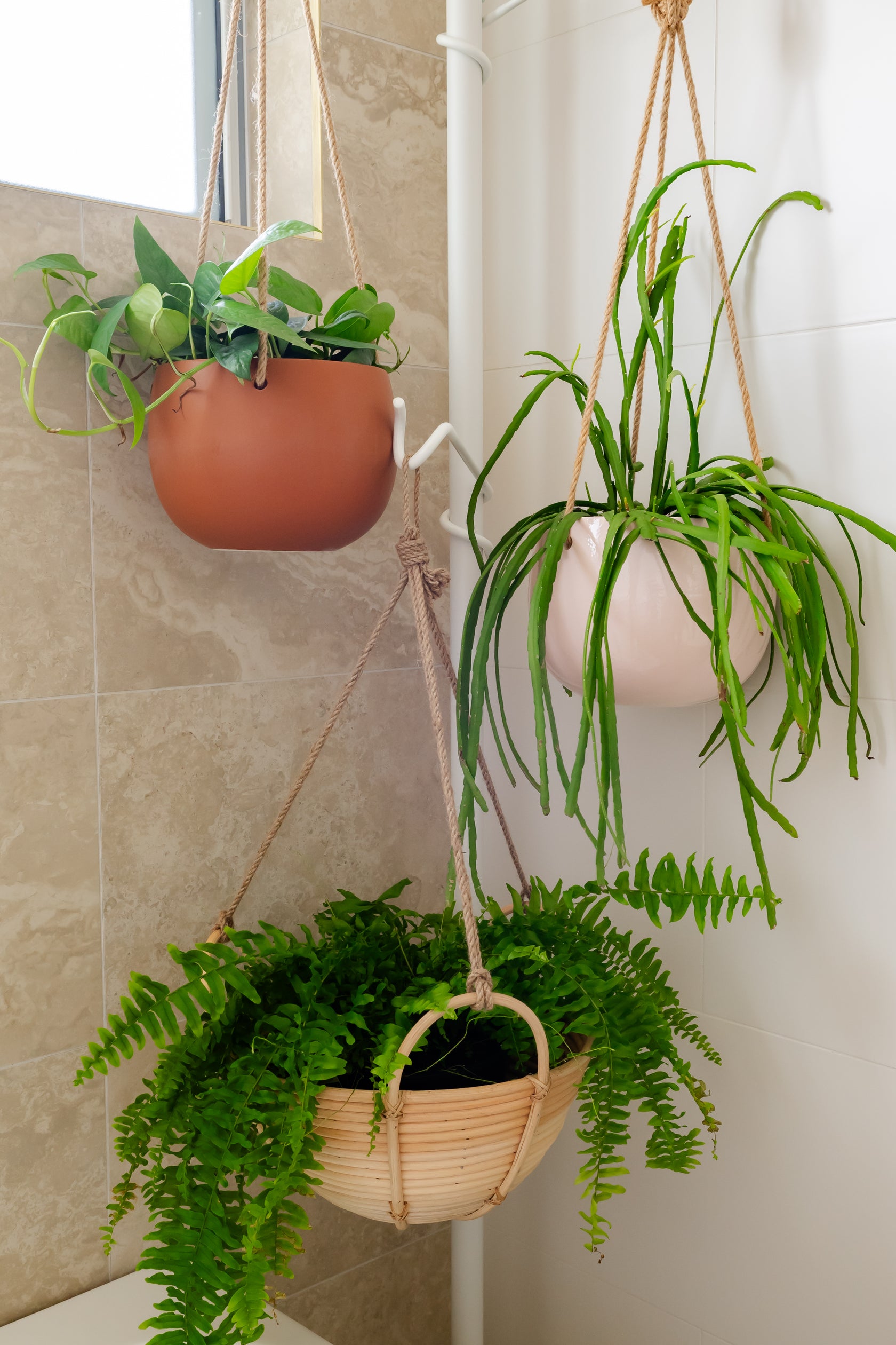 Tension Plant Pole With Hooks - White – Urban Greenhouse
