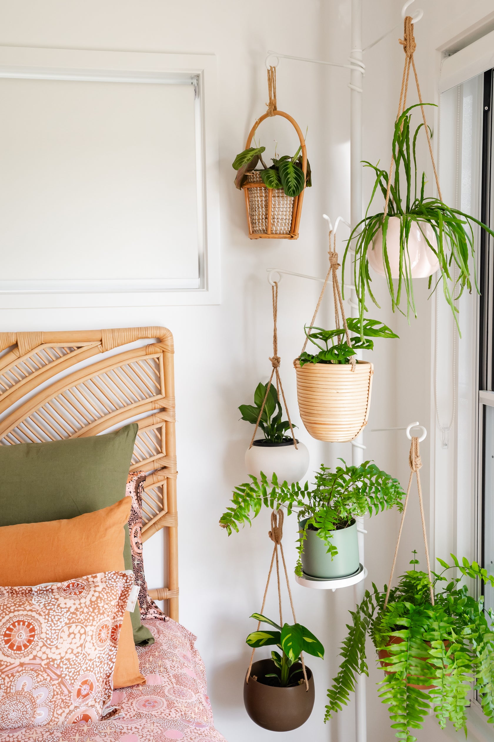 Tension Plant Pole With Hooks - White – Urban Greenhouse