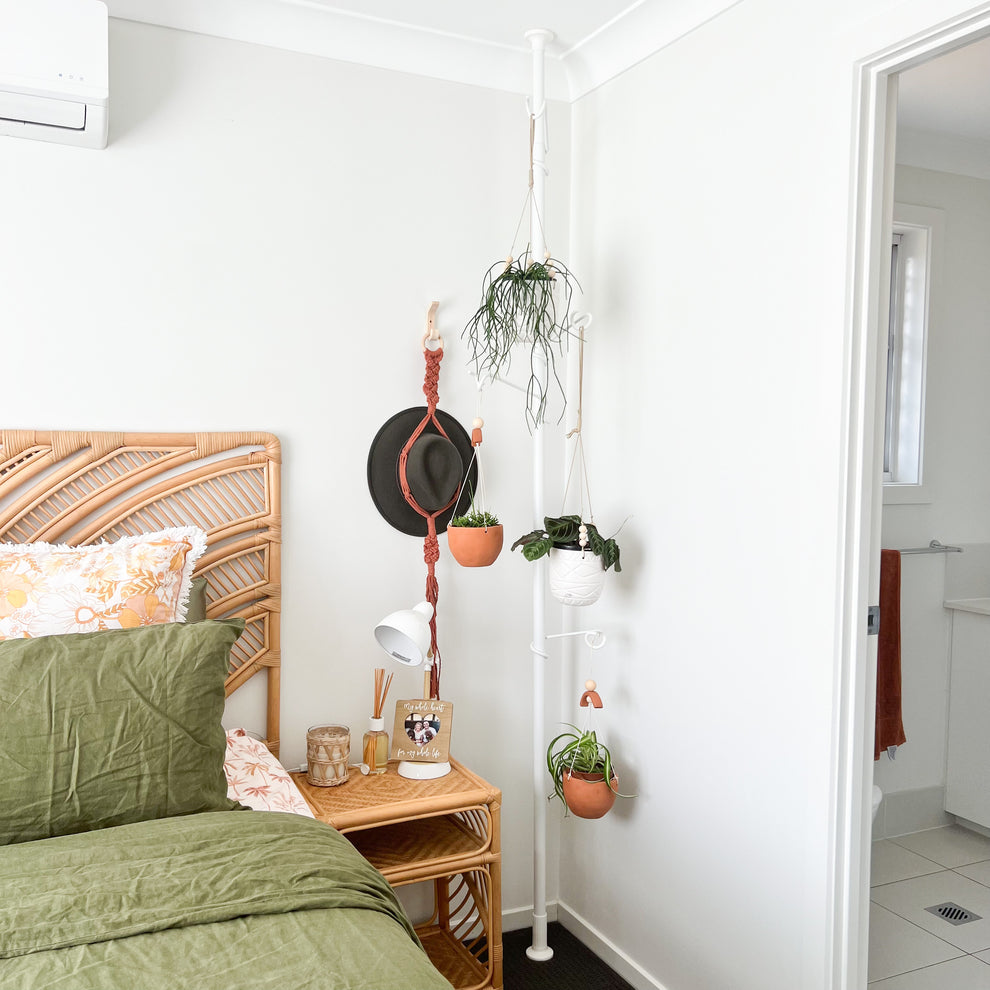 Tension Plant Hanging Pole - White – Urban Greenhouse